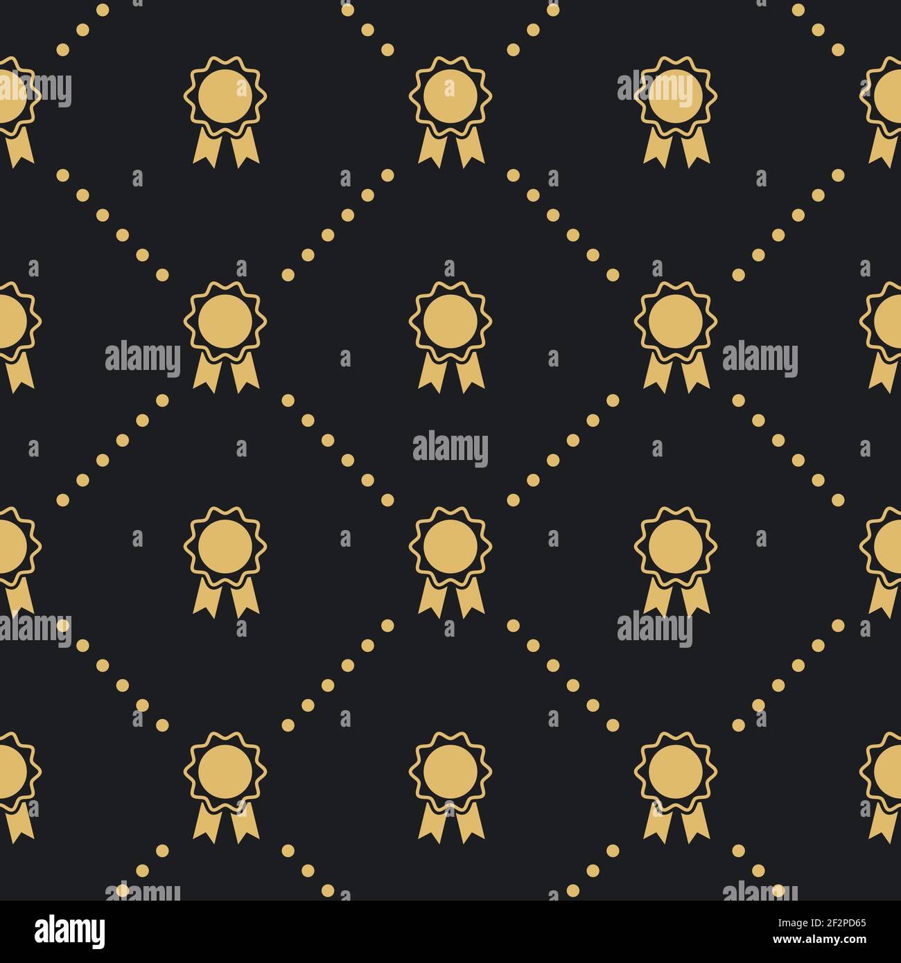 Award badge seamless pattern. Design background vintage style. Vector ...