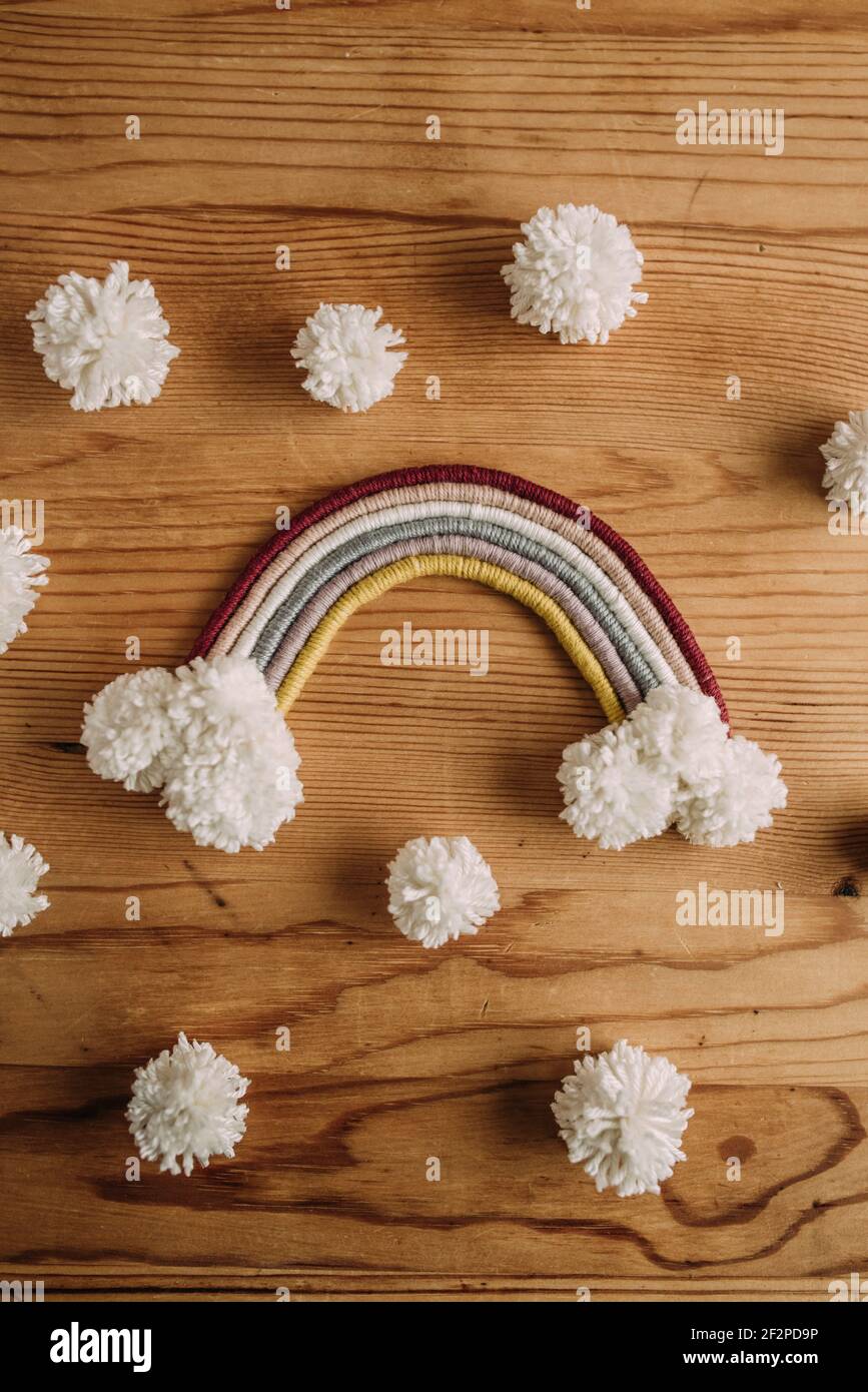 Macrame rainbow hi-res stock photography and images - Alamy