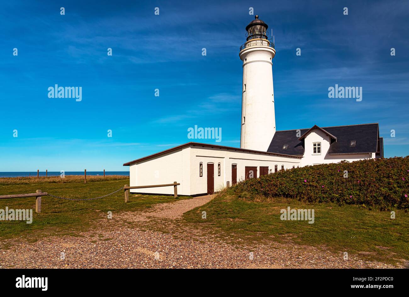 Hirtshals lighthouse, Denmark Stock Photo - Alamy