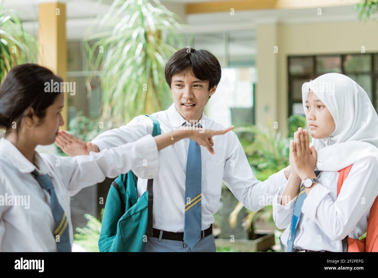 Angry High School Student