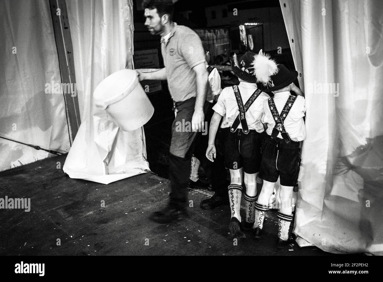 Germany, Bavaria, Antdorf, festival week of the traditional costume ...