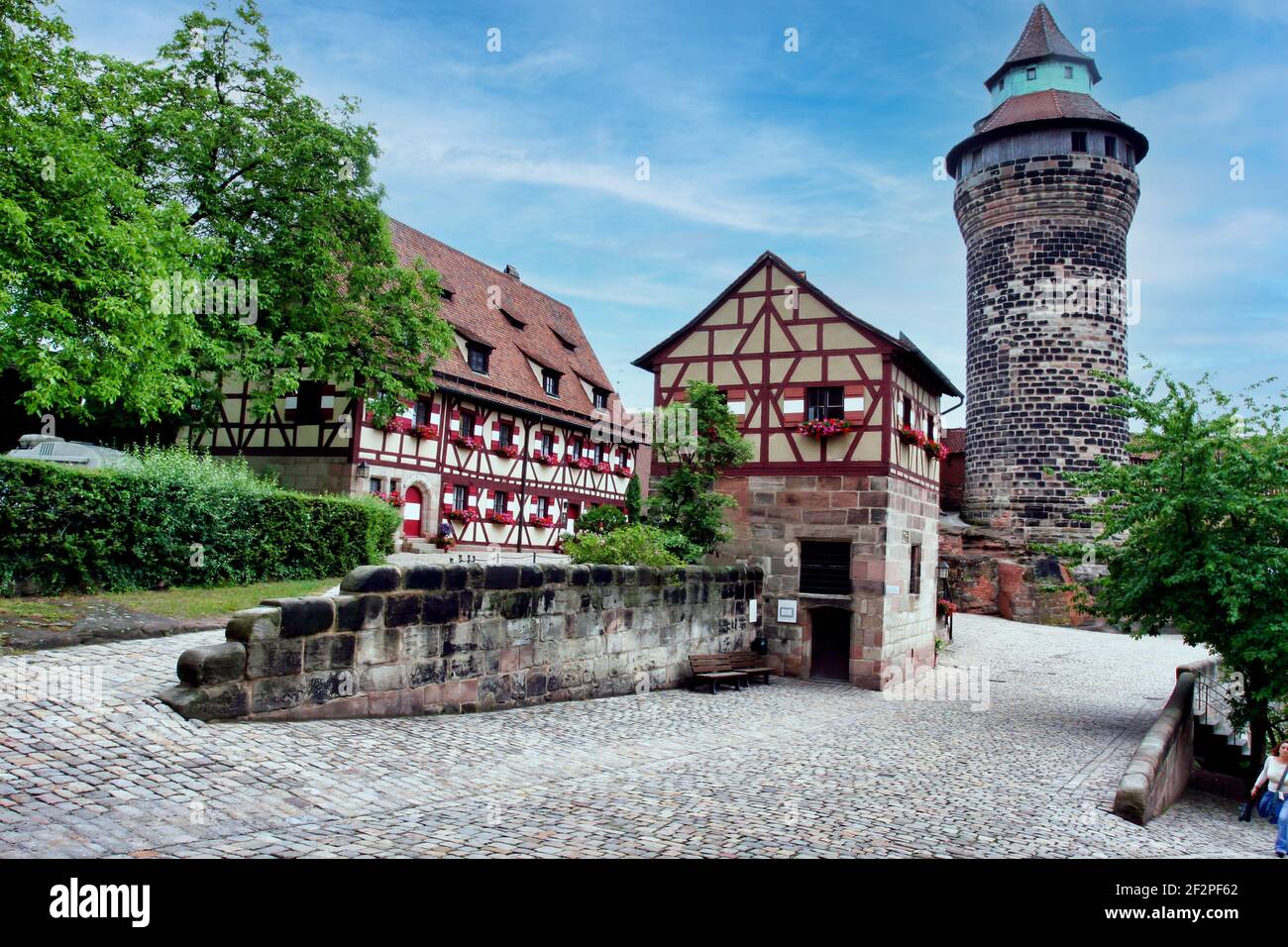 Nuremberg Castle is a group of medieval fortified buildings on a ...