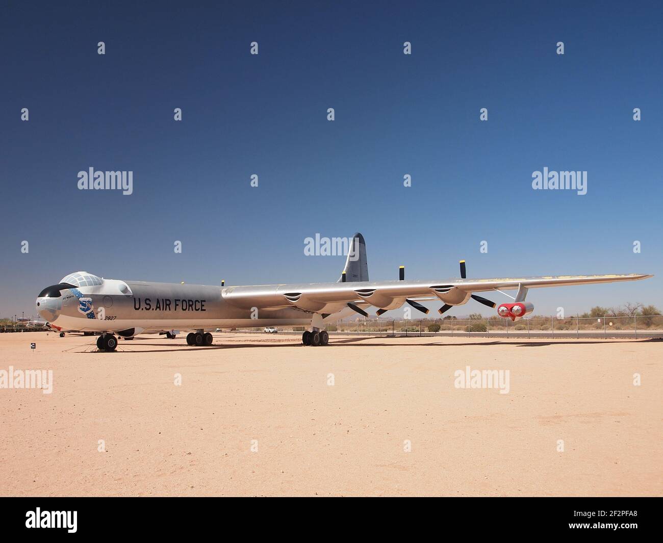 Strategic air command aircraft on display in museum hi-res stock ...