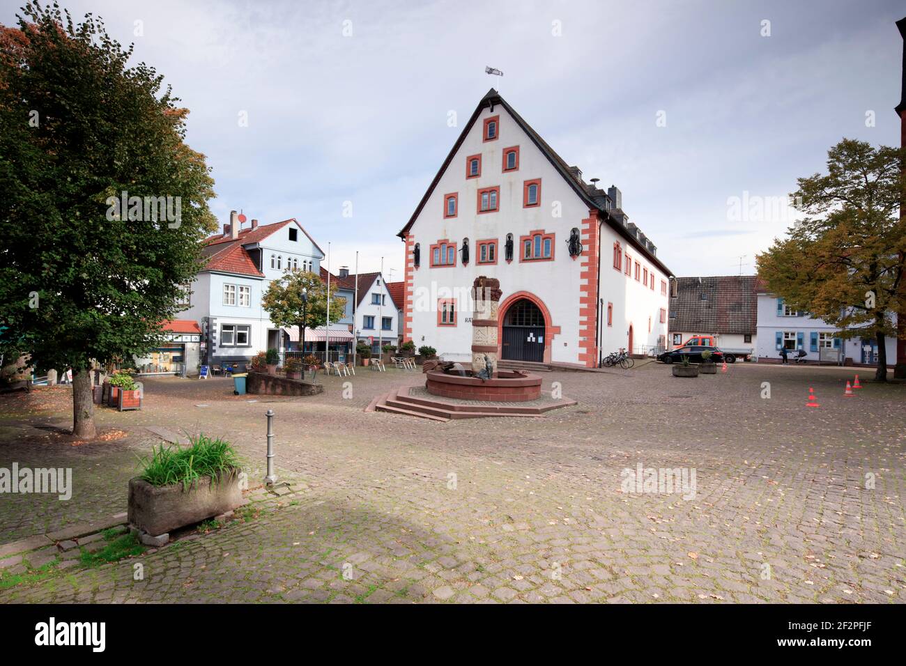 Town hall, old school house, Katharinenkirche, castle, fairytale ...
