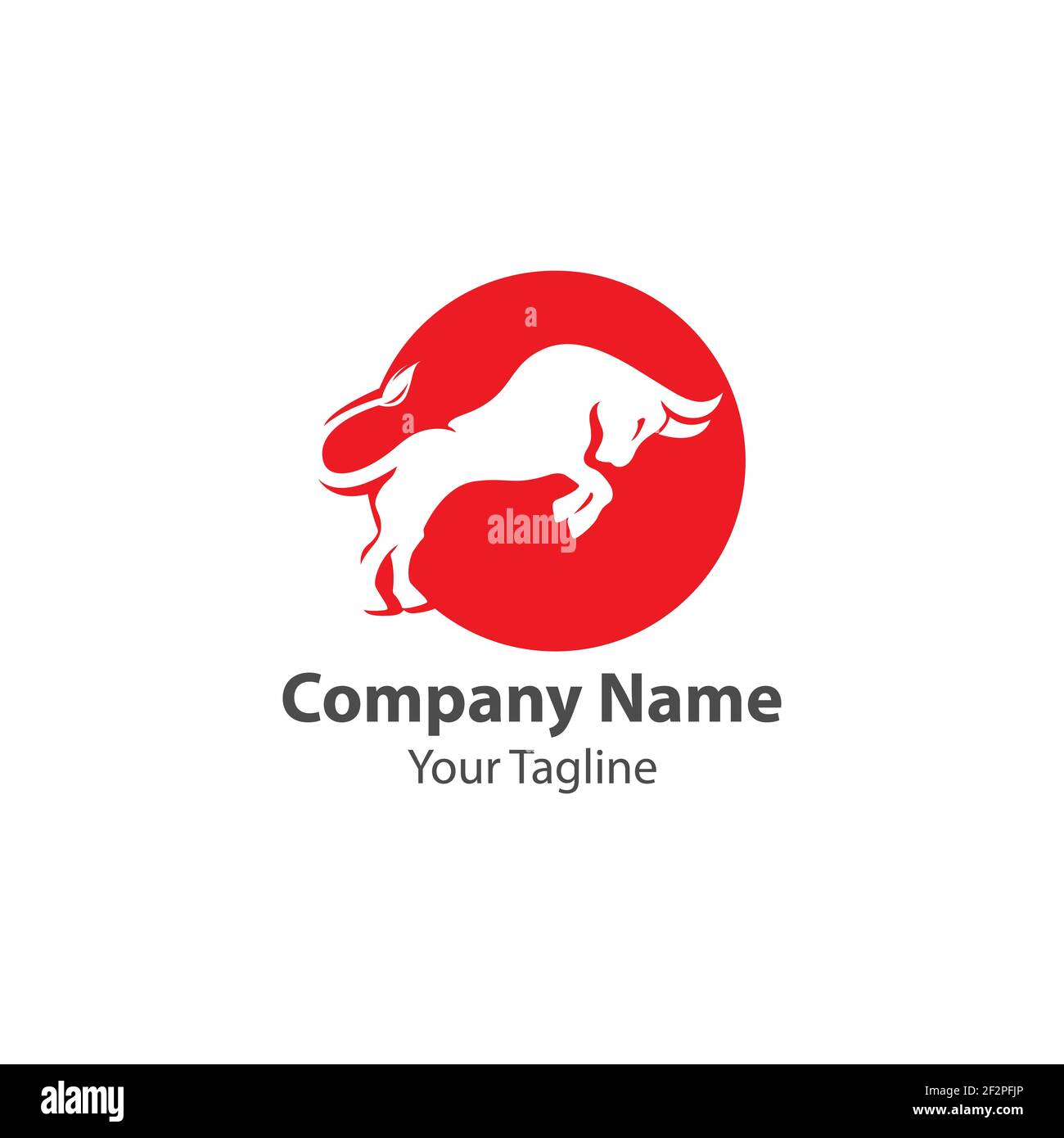 Bull logo vector hi-res stock photography and images - Alamy