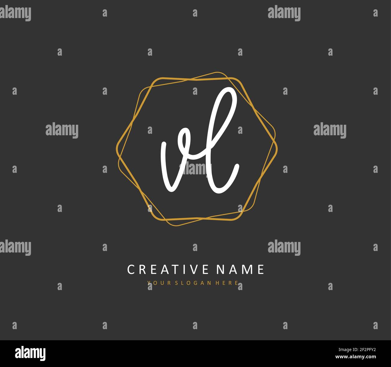 Letter vl logo Stock Vector Images - Alamy