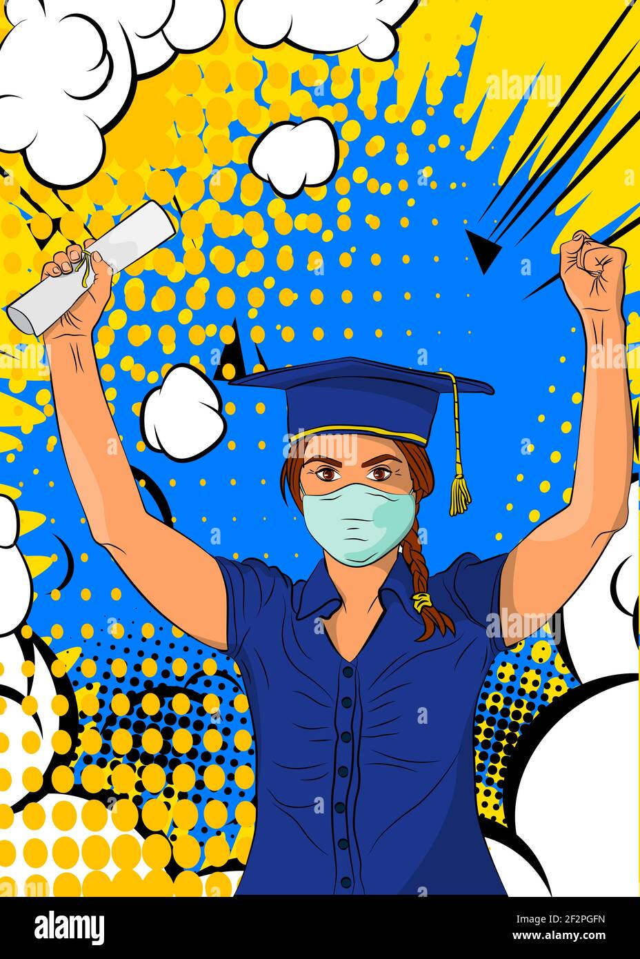 Female wearing cap Stock Vector Images - Alamy