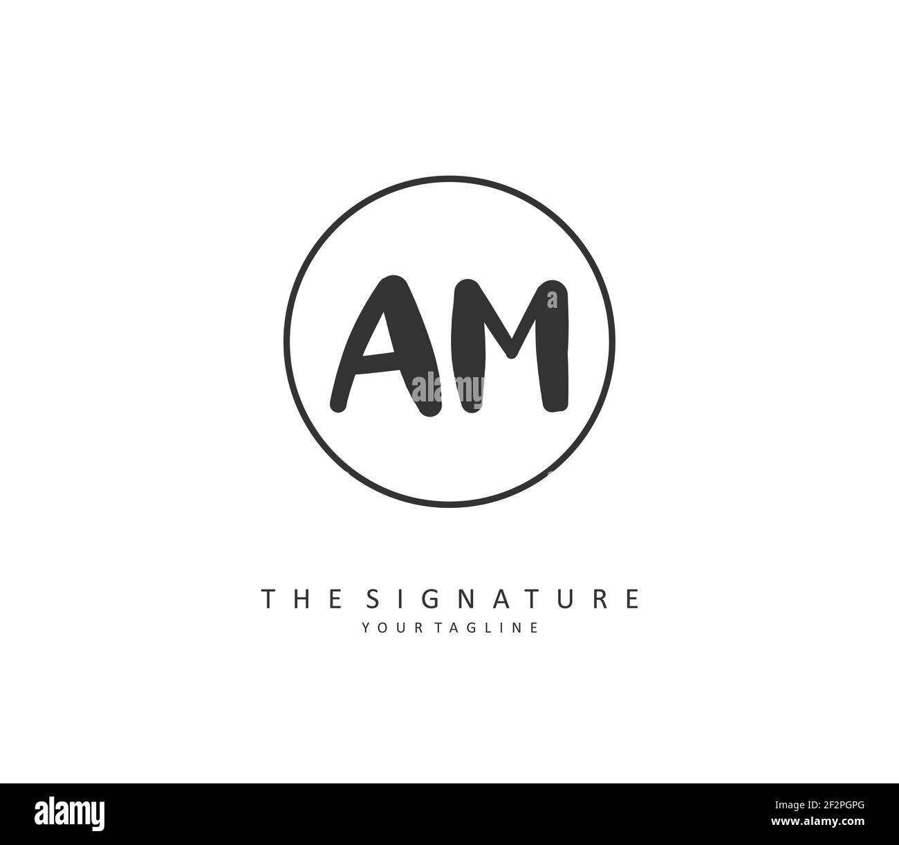 Am initial hi-res stock photography and images - Alamy