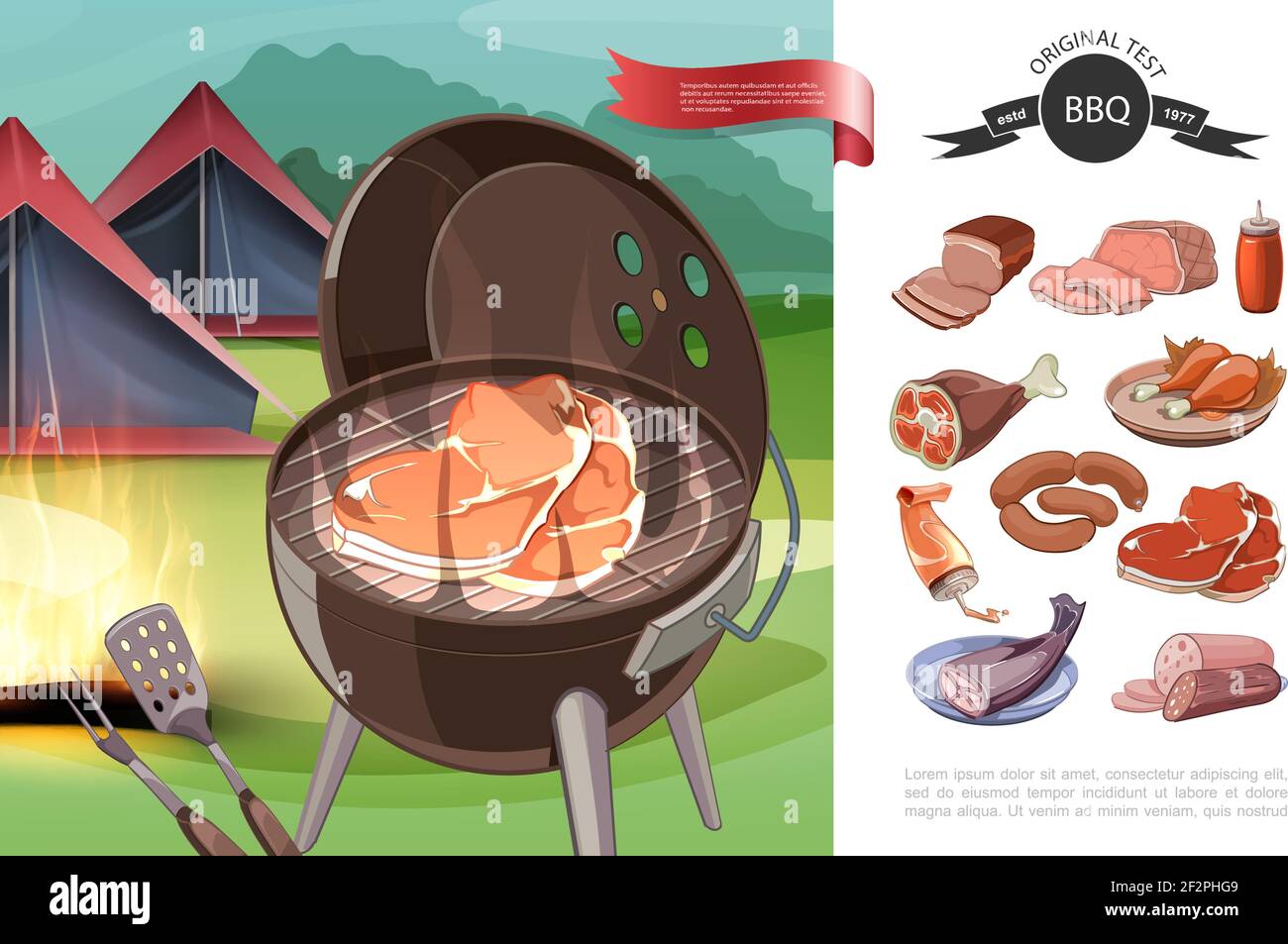 Meat Tent Image Clipart