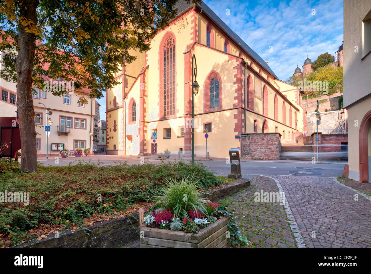 Collegiate Church, St Marien, castle ruins, culture, history, Wertheim ...