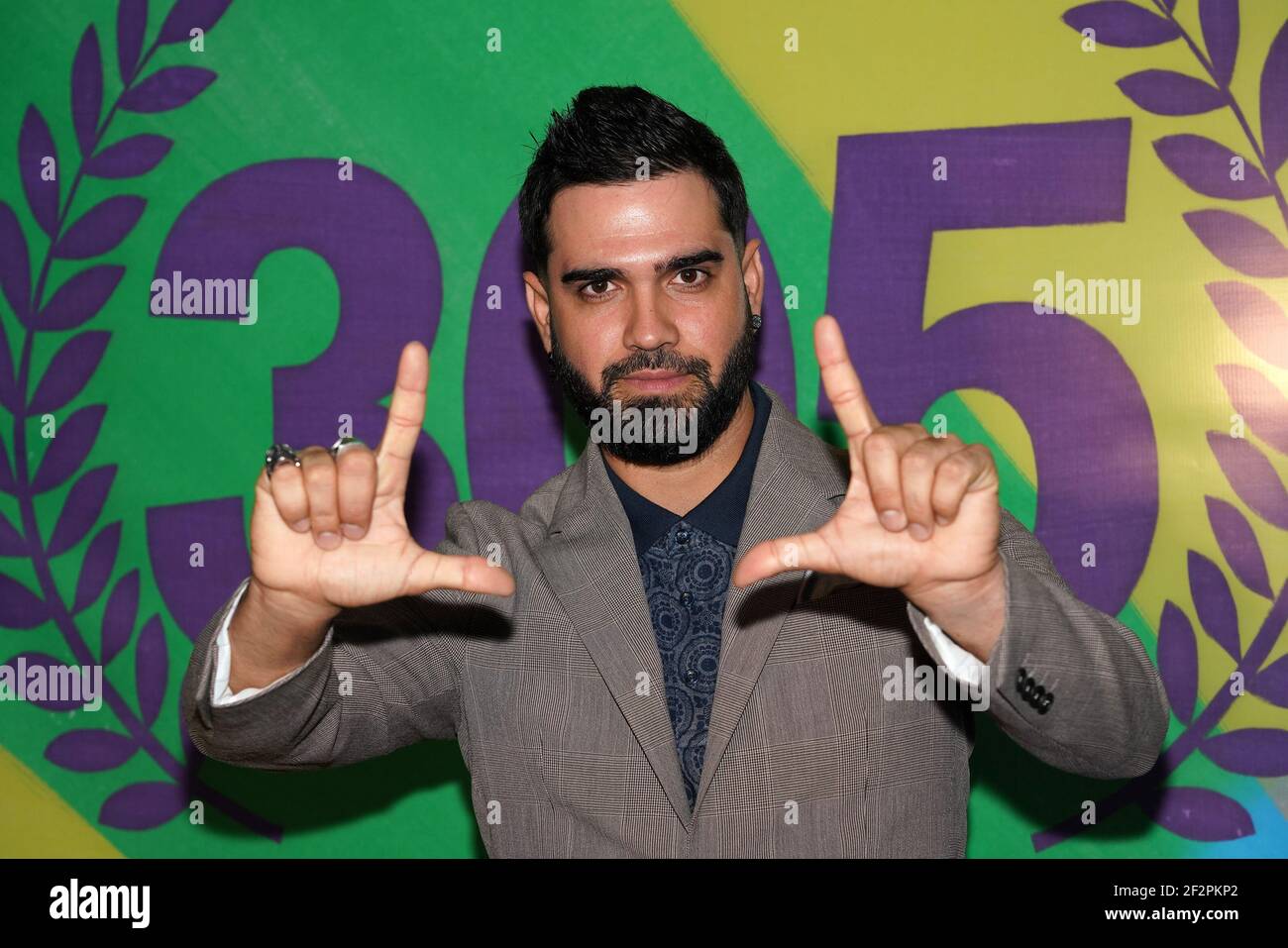 MIAMI, FL - MARCH 12: Actor Frank Egusquiza attends the premier of the ...