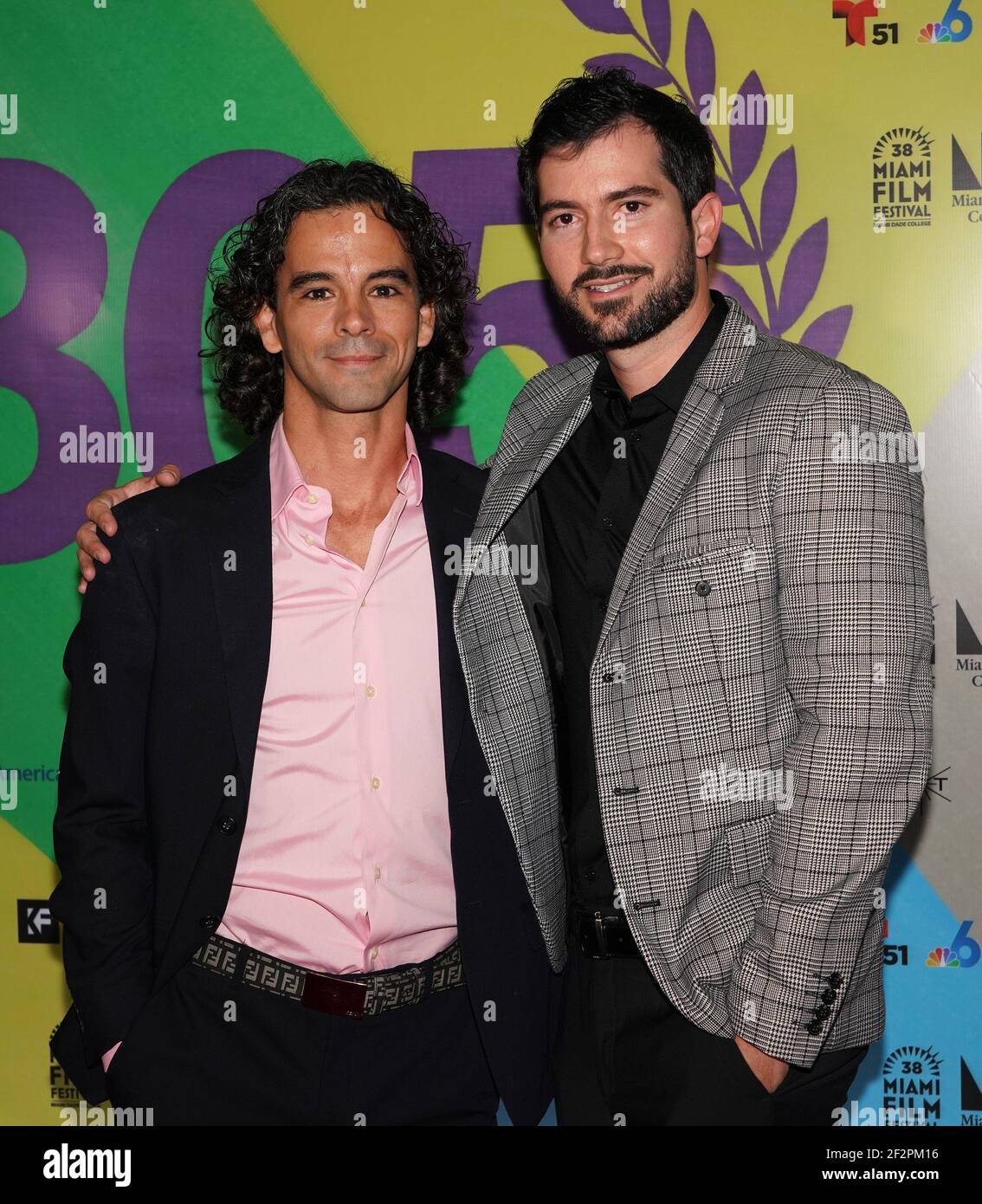 MIAMI, FL - MARCH 12: Actors Alejandro Gil and Fabian Brando attend the ...