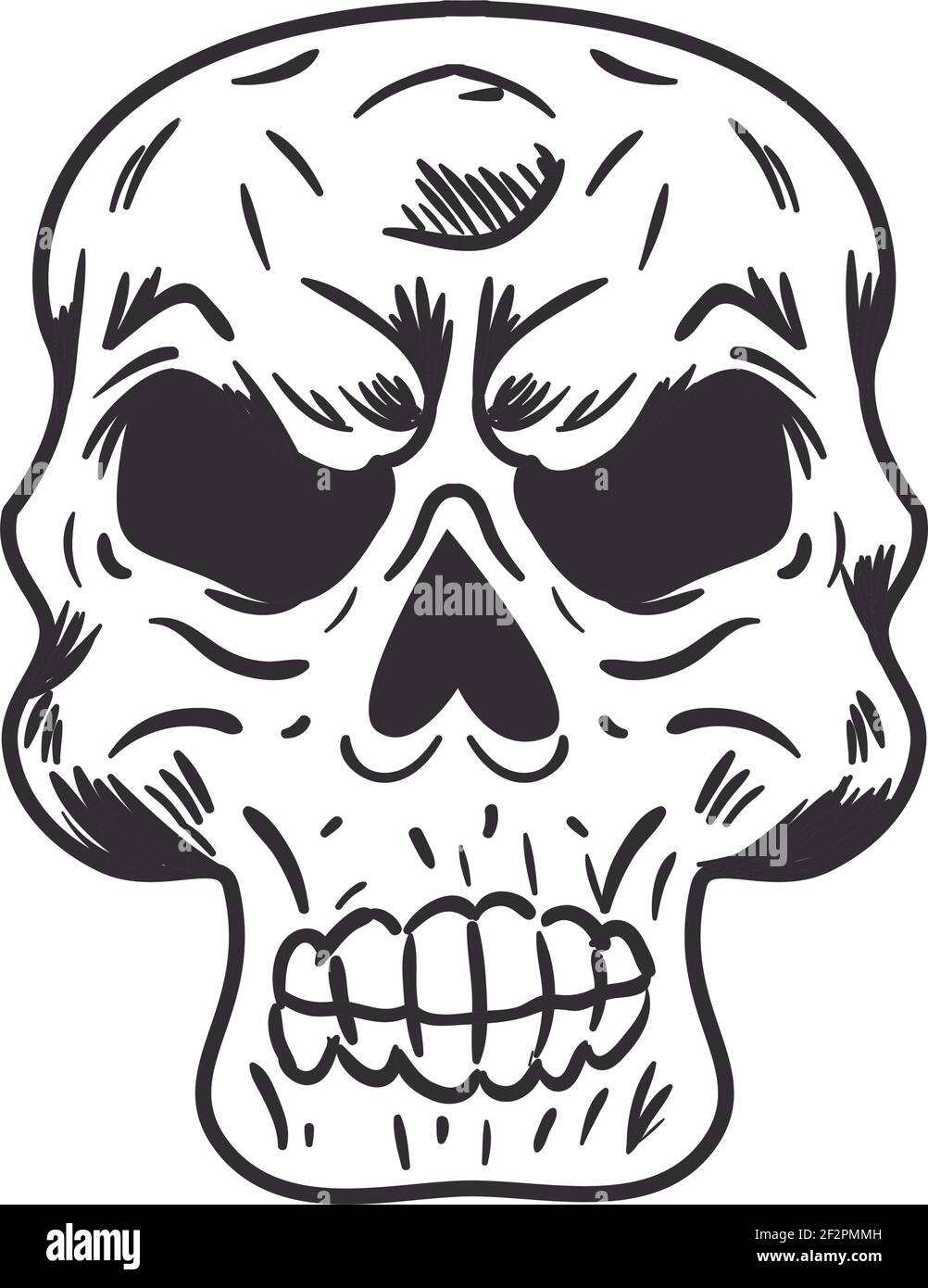 Death Head Stock Vector Images - Alamy