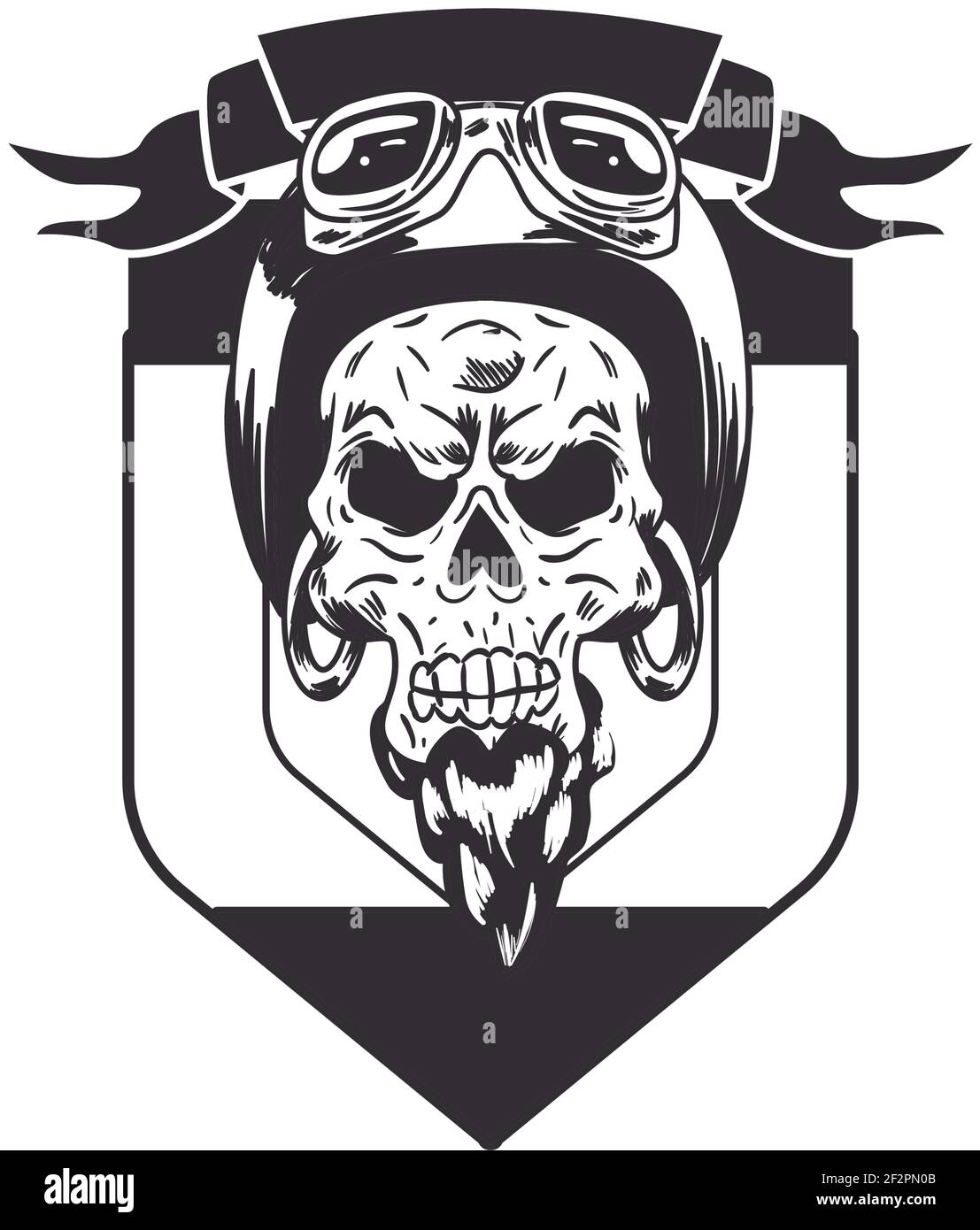 skull with helmet and glasses Stock Vector Image & Art - Alamy