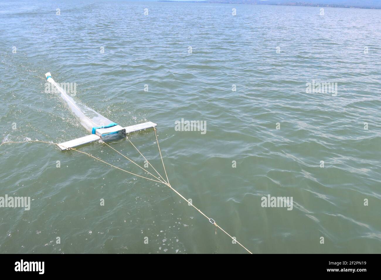 Kisumu, Nyanza, Kenya. 9th Mar, 2021. Manta trawl, a surface water ...