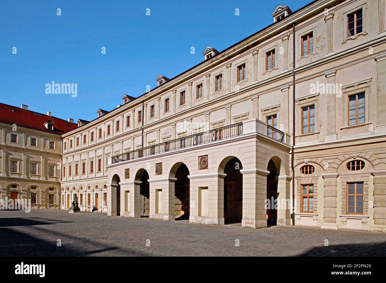 Residence or city palace, exterior largely baroque, interior ...
