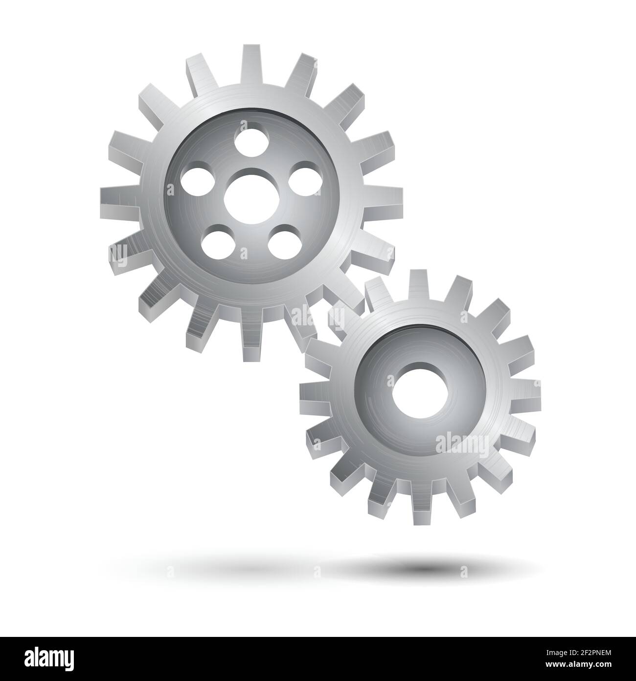 Decorative cog wheel gear mechanism teamwork business concept or ...