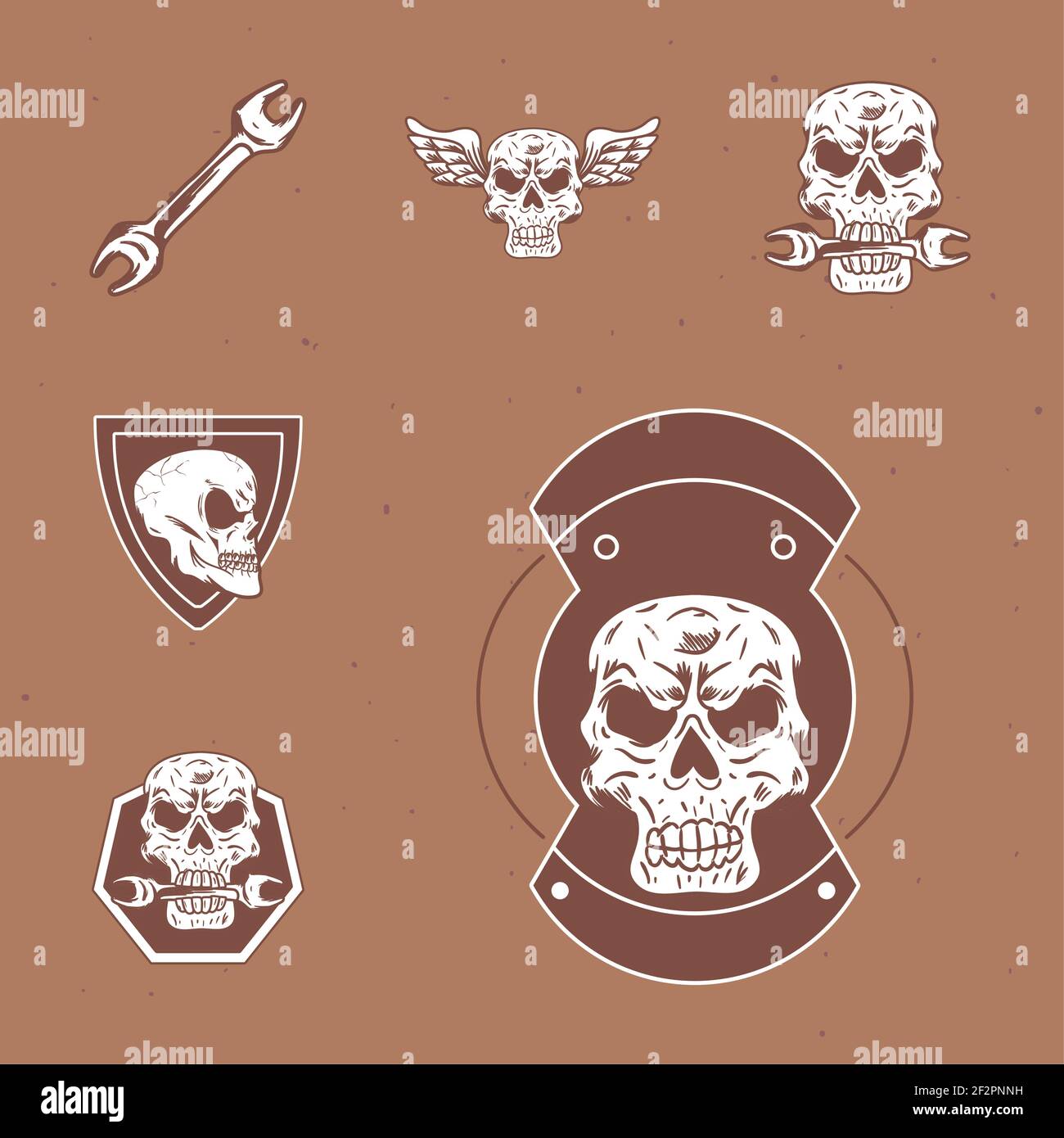 Biker Club Stock Vector Images - Alamy