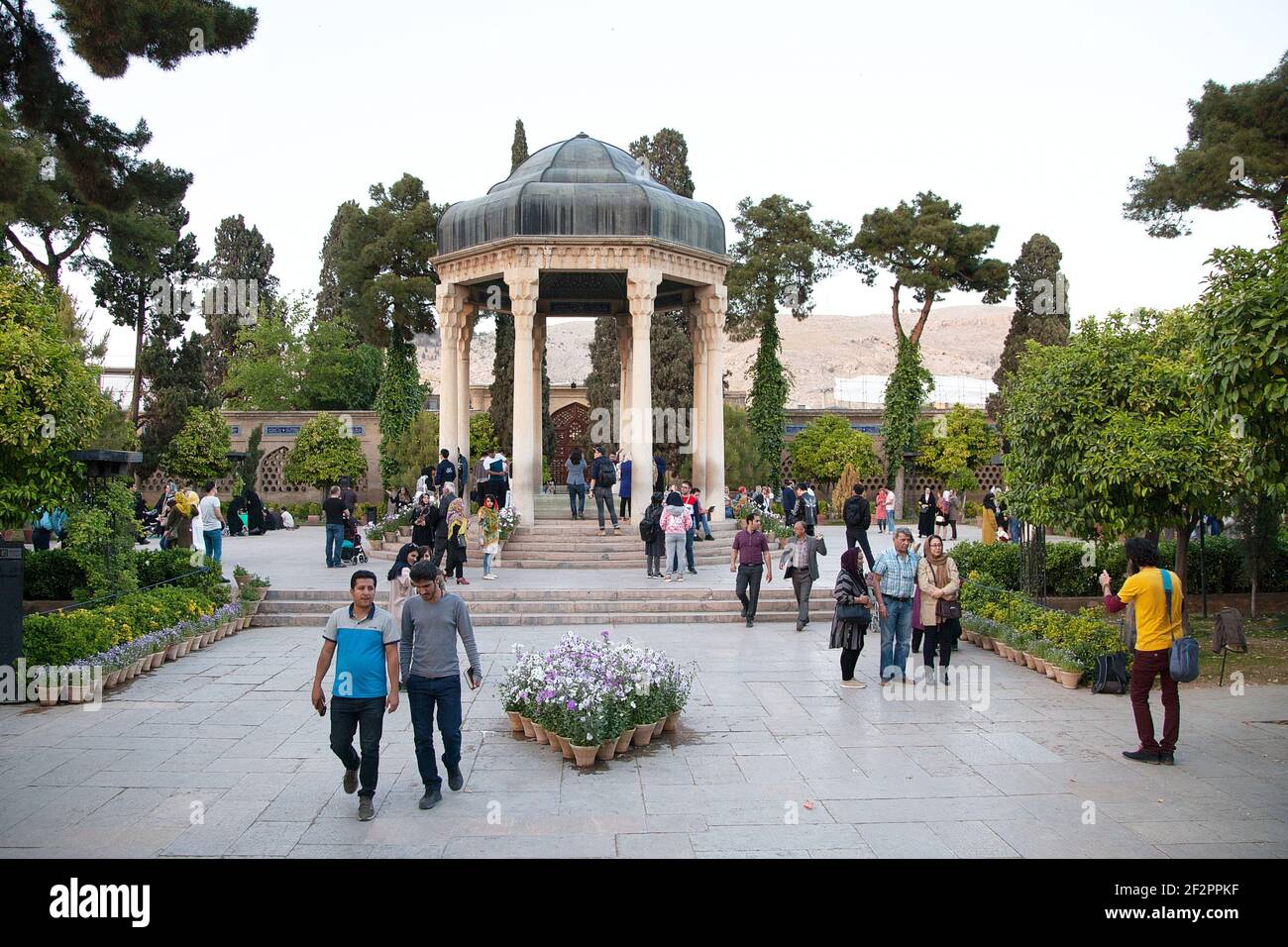 Mausoleum Of The Persian Poet Hafez In Shiraz High Resolution Stock ...