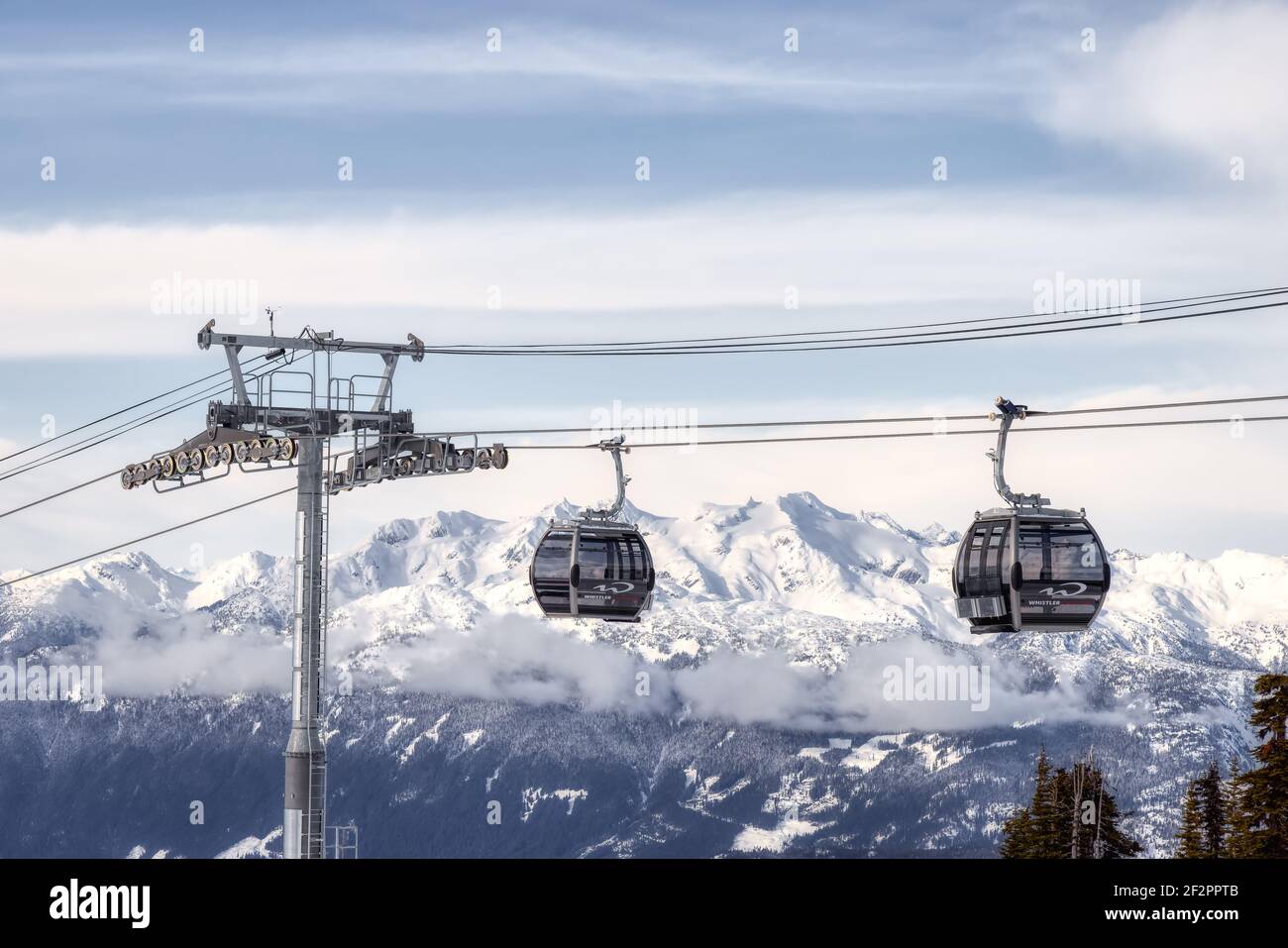 Lift ride up the mountain hi-res stock photography and images - Alamy