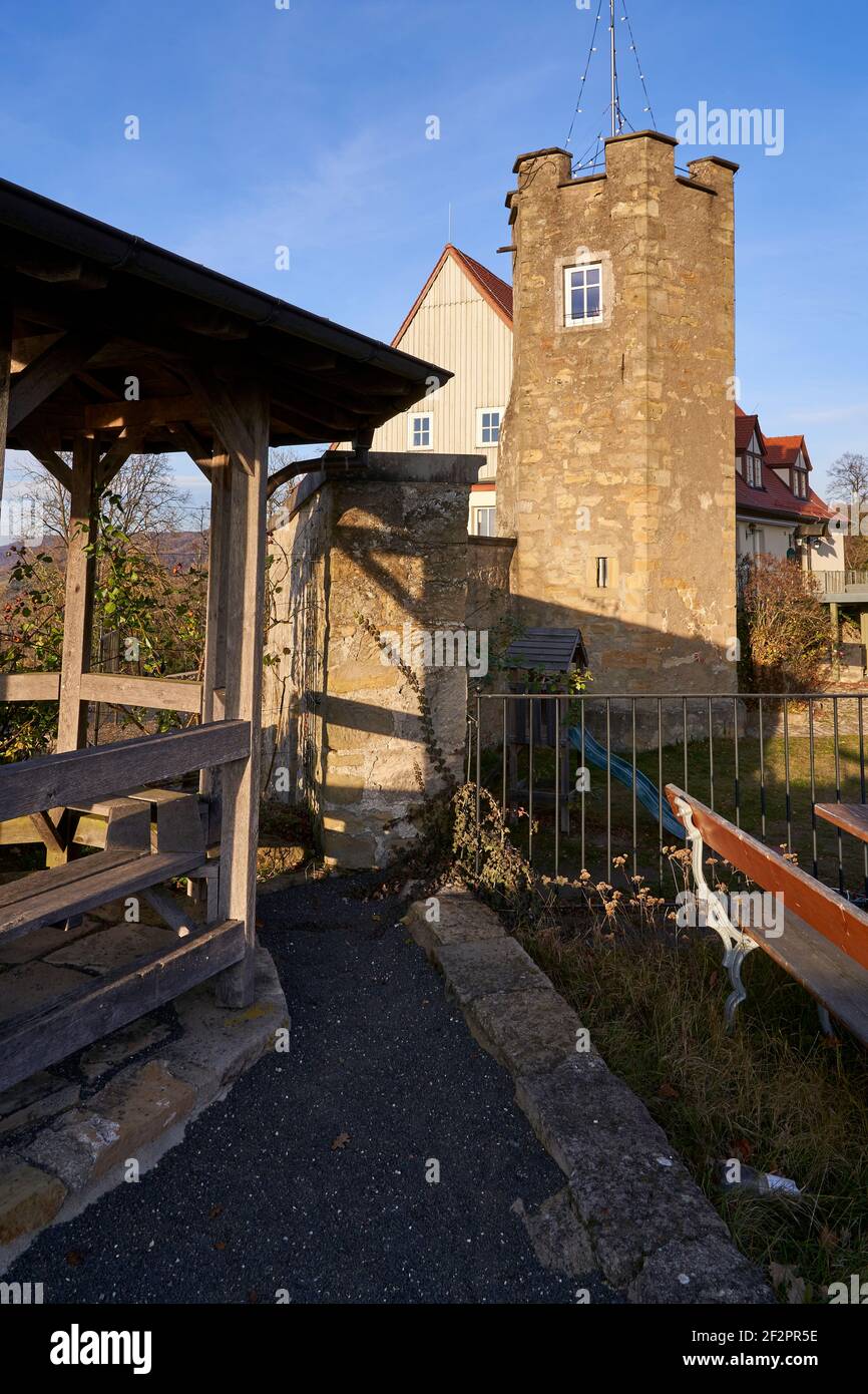 Koenigsberg Castle in Bavaria, Haßfurt District, Lower Franconia ...