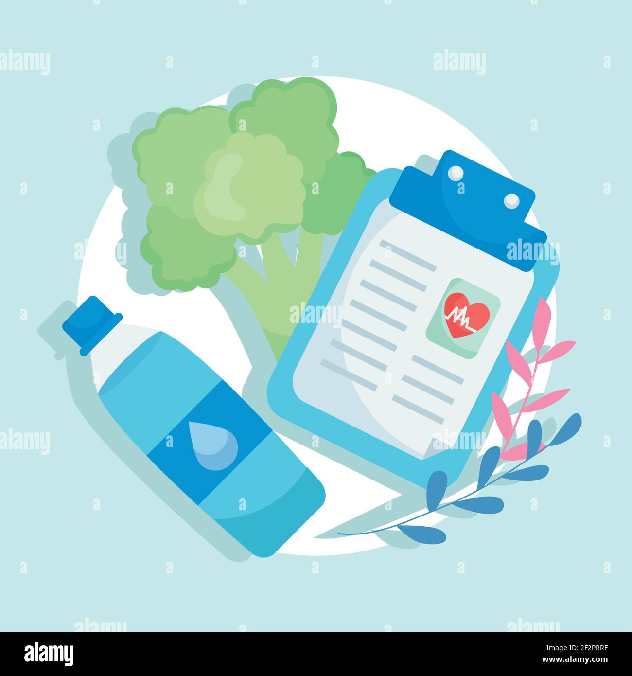Healthy lifestyle and medical history Stock Vector Image & Art - Alamy