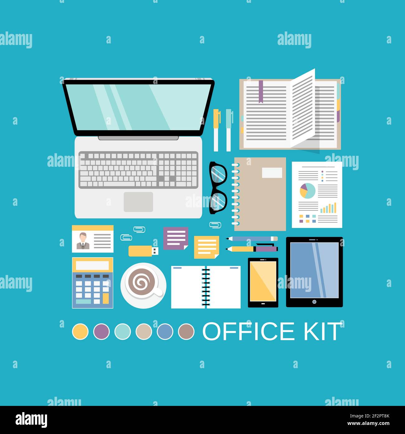 Workday icons Stock Vector Images - Alamy