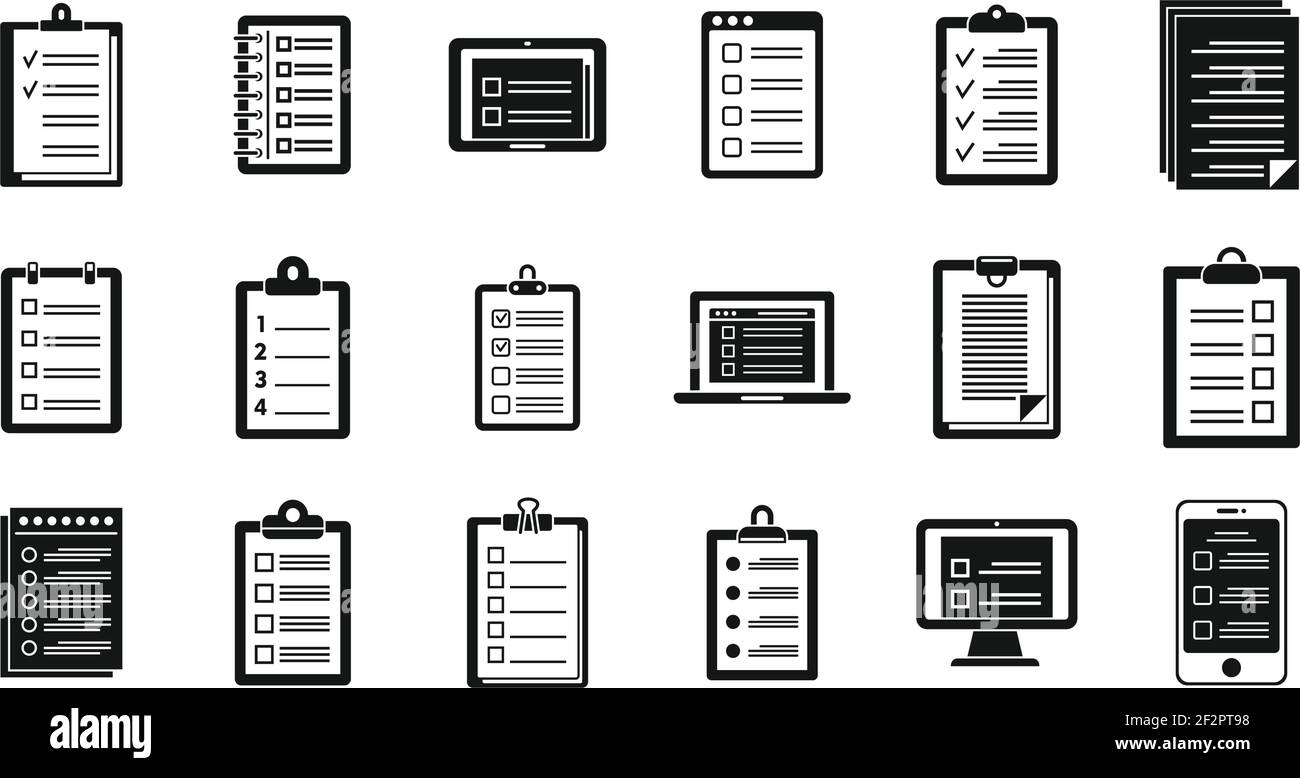 Personal check icons hi-res stock photography and images - Alamy