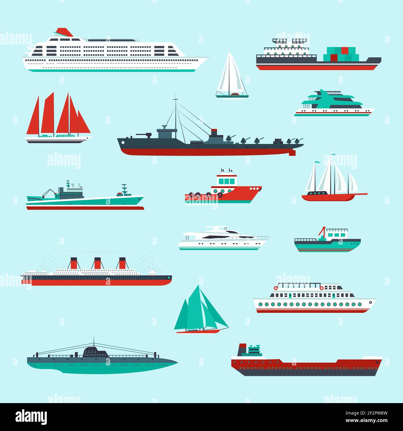 Cargo ship tug boats Stock Vector Images - Alamy