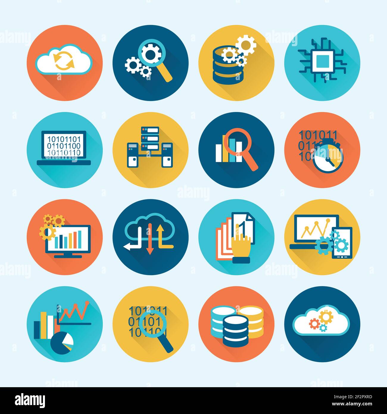 Computing process Stock Vector Images - Alamy