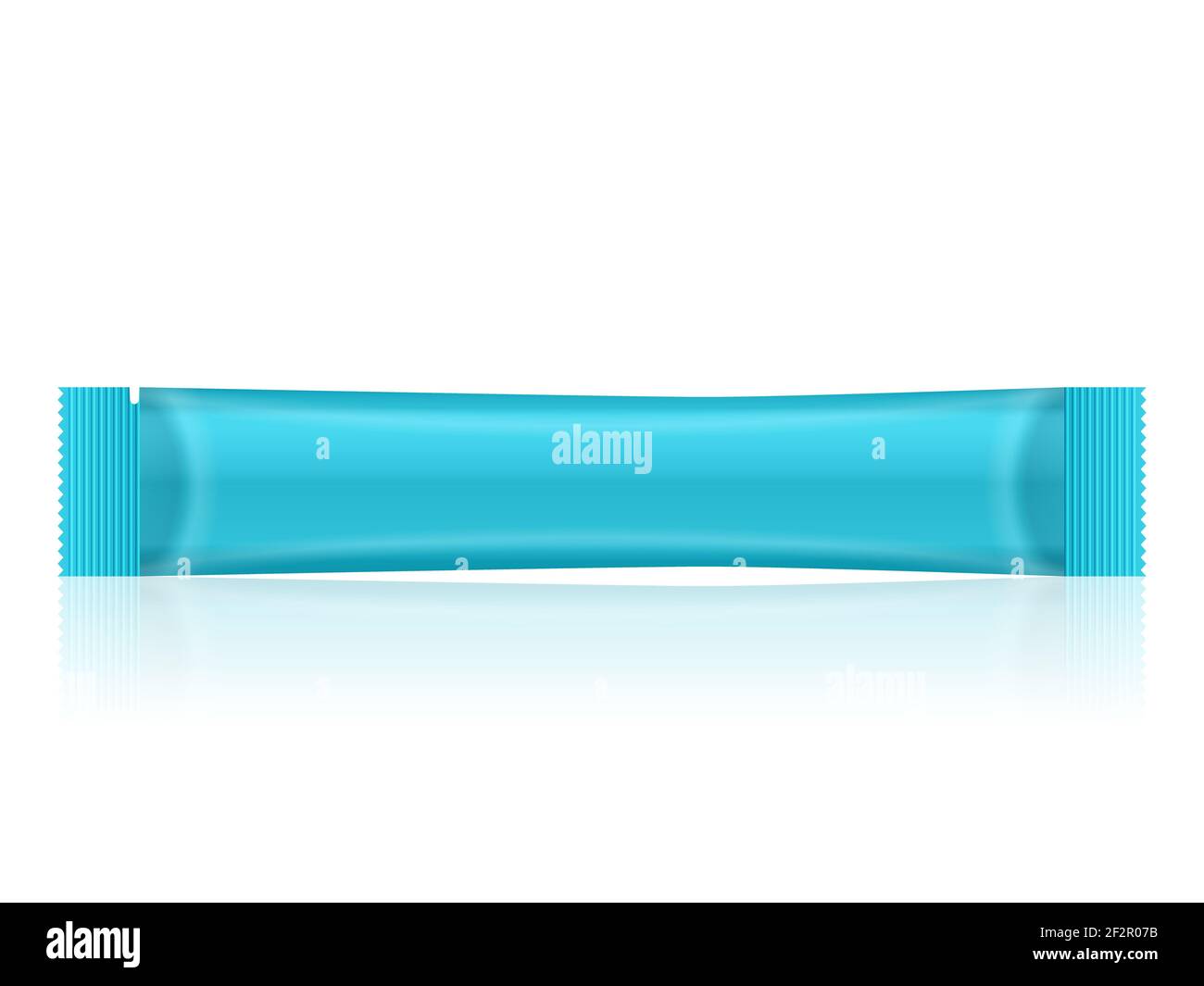 Sachet on a white background. Vector illustration Stock Photo - Alamy