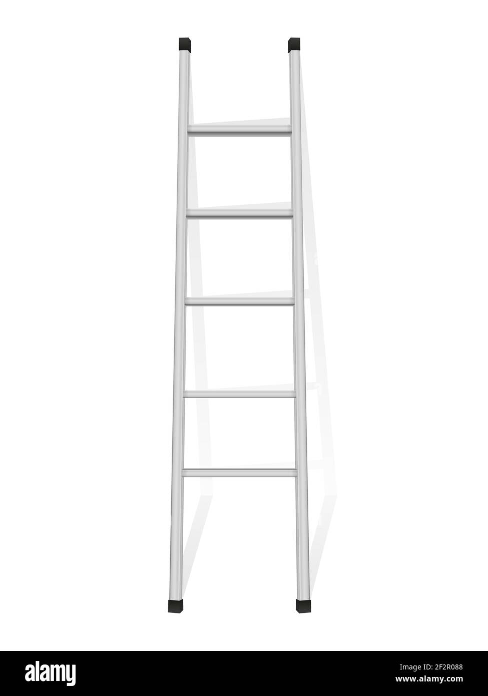Ladder on a white background. Vector illustration Stock Photo - Alamy