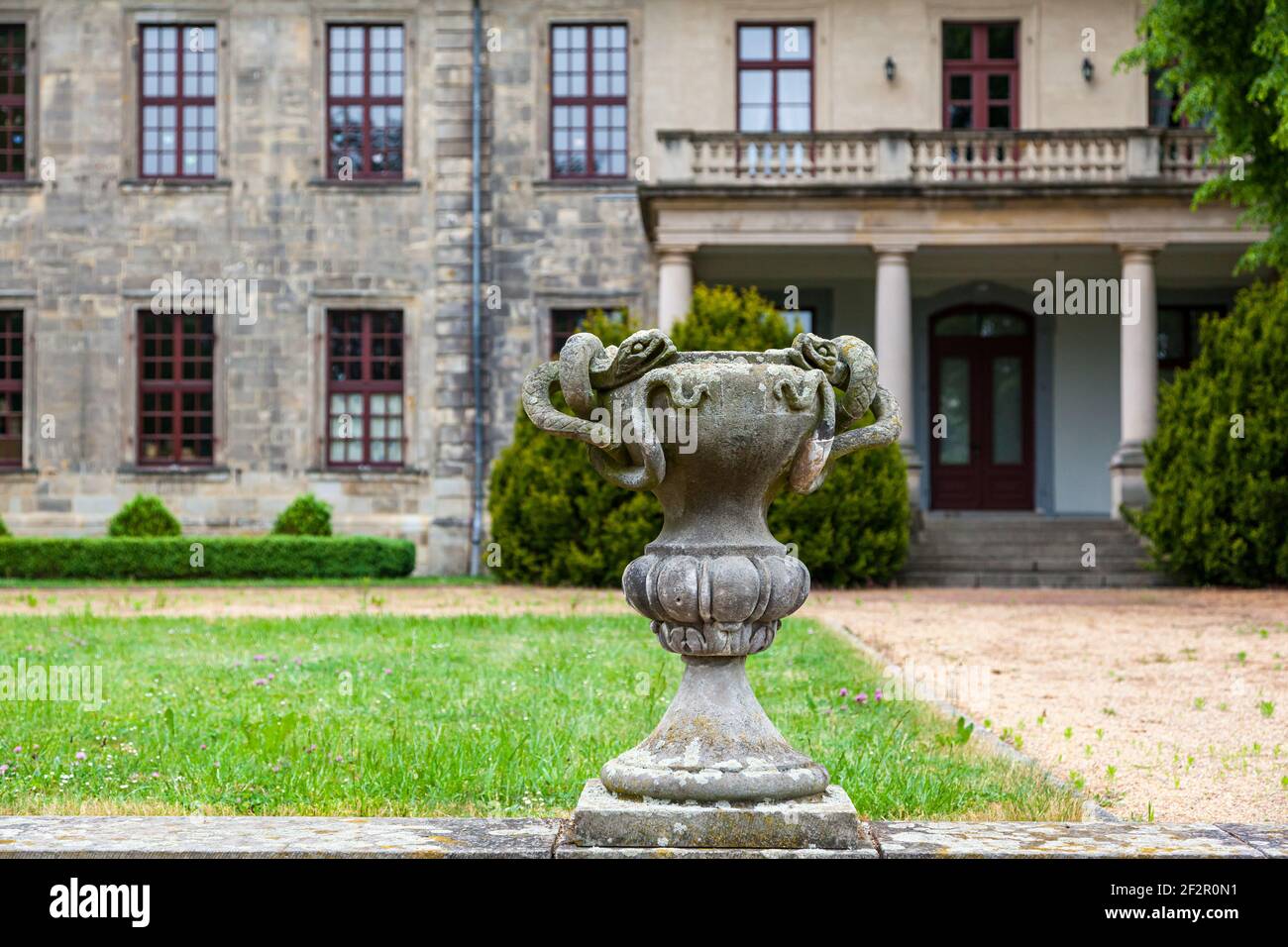 Schloss Schlosspark Langenstein Harz Stock Photo - Alamy