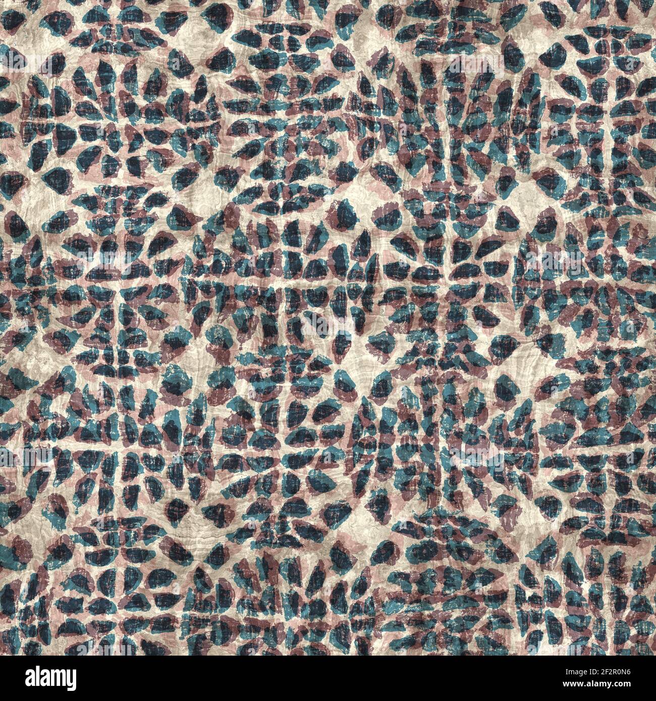 Seamless blue pink cream and navy surface pattern Stock Photo - Alamy