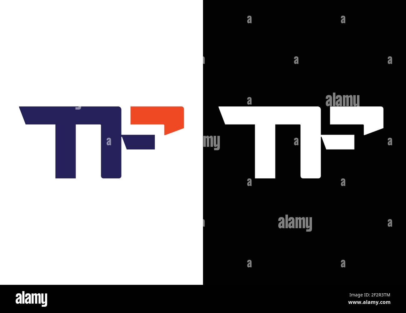 TF Letter Logo Design. Creative T F Letters icon vector Stock Vector ...
