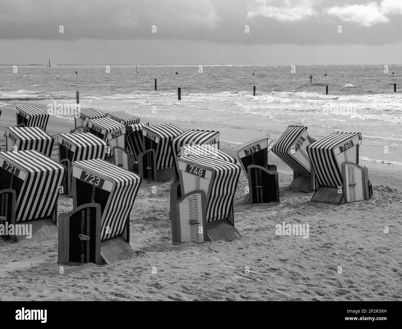 the beach of norderney Stock Photo - Alamy