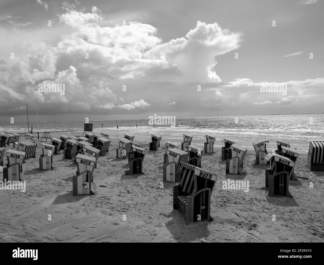 the beach of norderney Stock Photo - Alamy