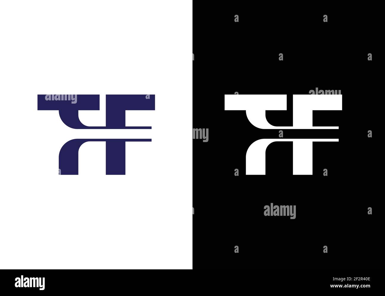 TF Letter Logo Design. Creative T F Letters icon vector Stock Vector ...