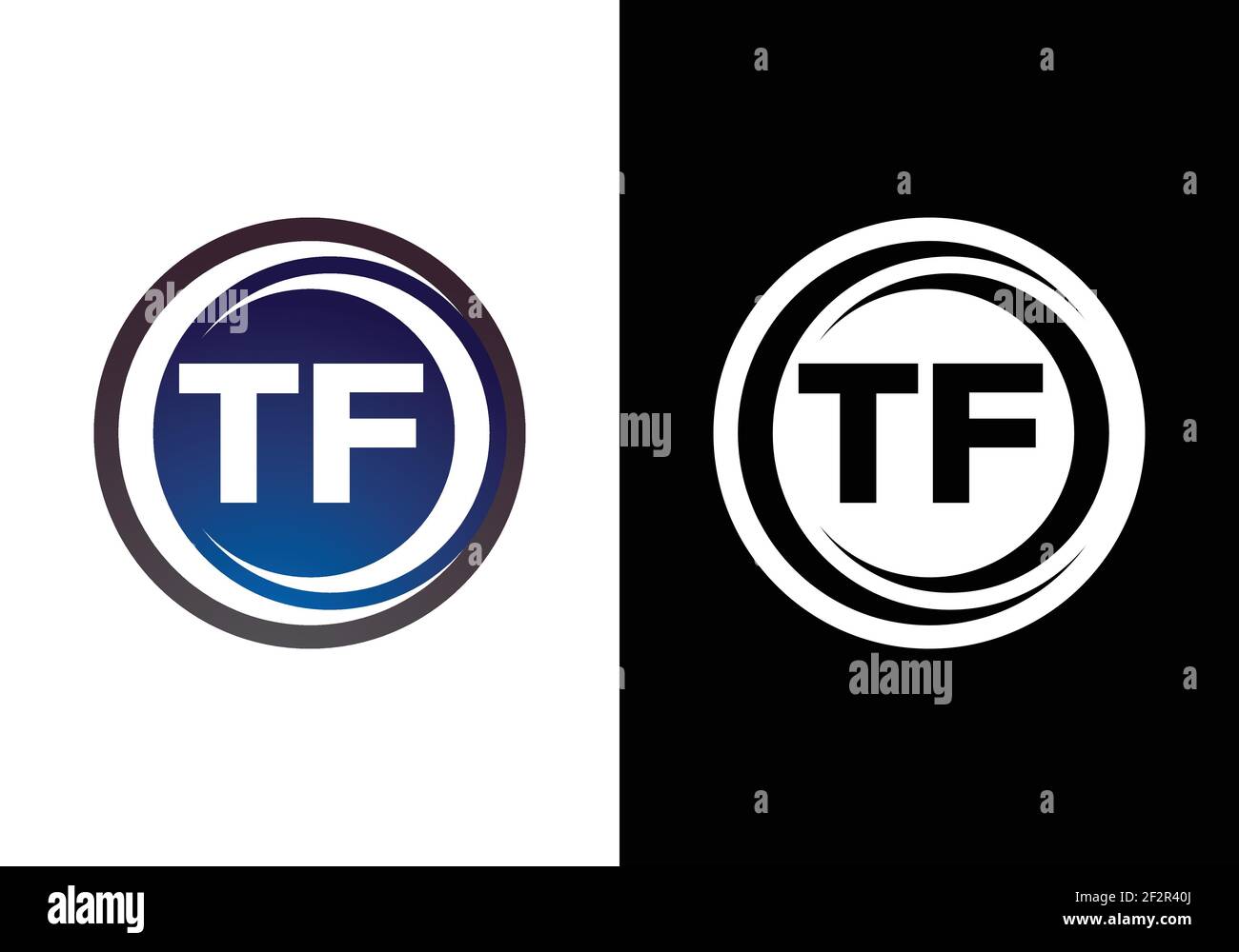 TF Letter Logo Design. Creative T F Letters icon vector Stock Vector ...