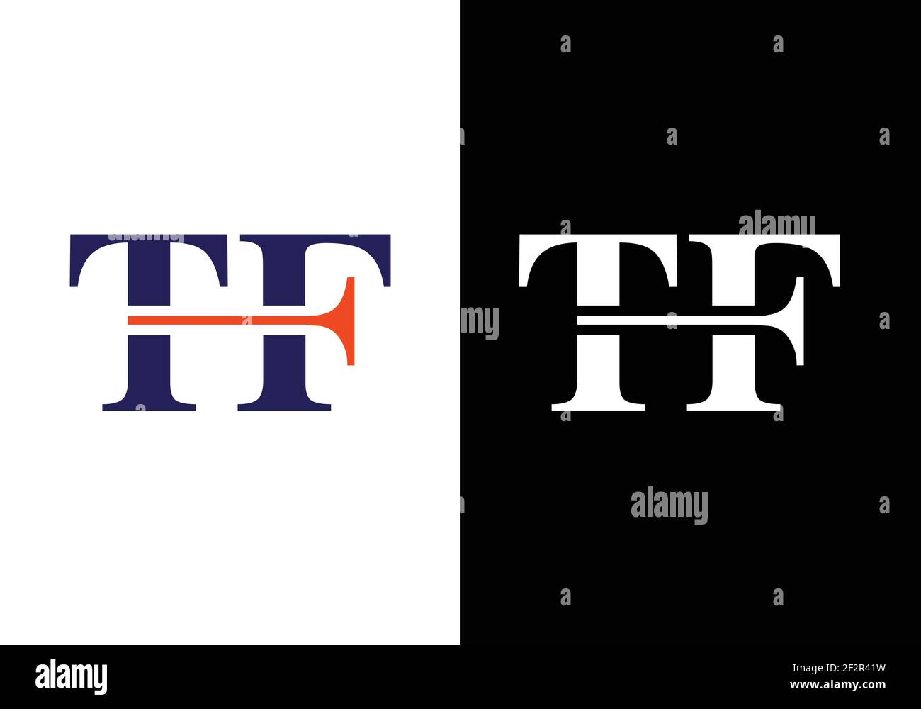 Tf logo design hi-res stock photography and images - Alamy