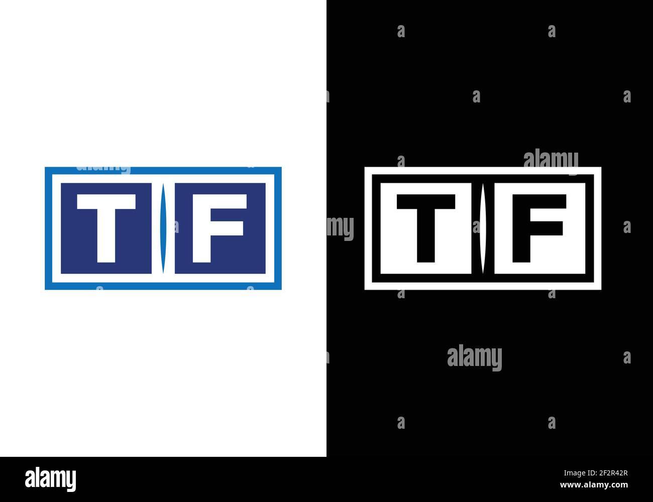 TF Letter Logo Design. Creative T F Letters icon vector Stock Vector ...