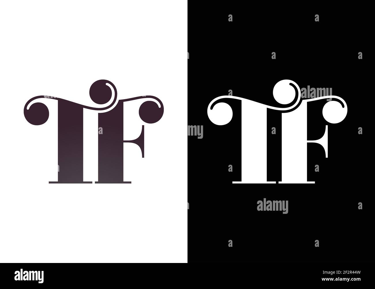 TF Letter Logo Design. Creative T F Letters icon vector Stock Vector ...