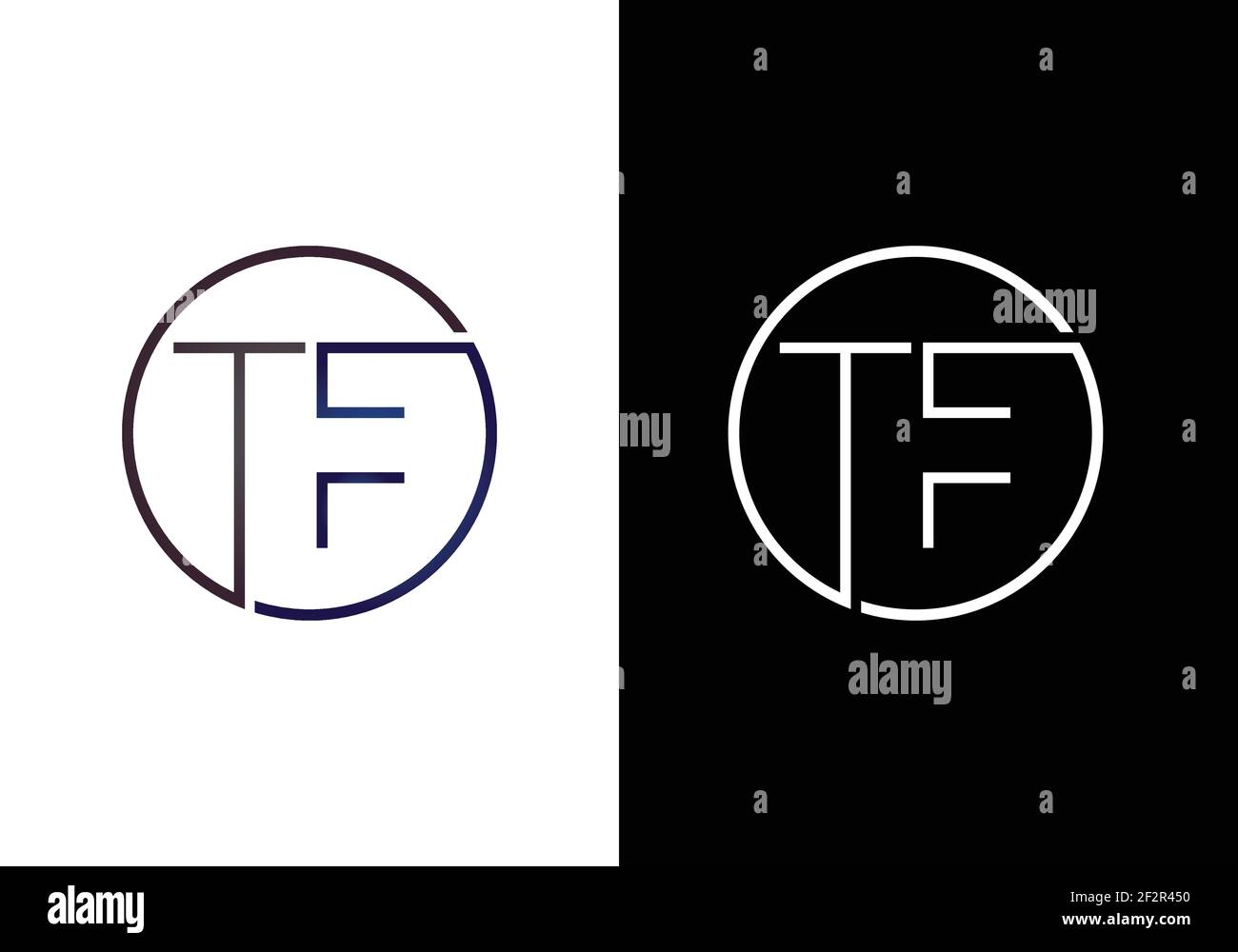 TF Letter Logo Design. Creative T F Letters icon vector Stock Vector Image & Art - Alamy