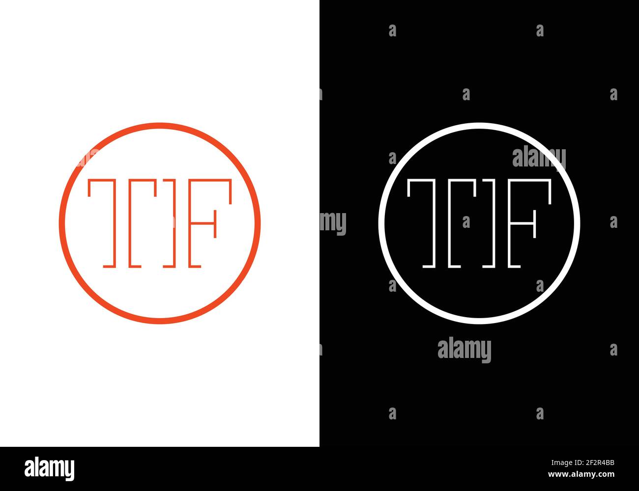 TF Letter Logo Design. Creative T F Letters icon vector Stock Vector ...