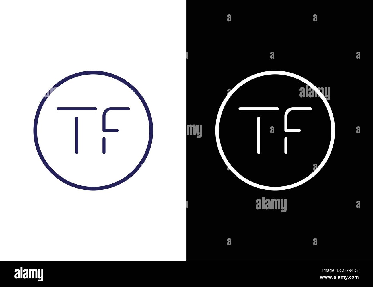 TF Letter Logo Design. Creative T F Letters icon vector Stock Vector ...