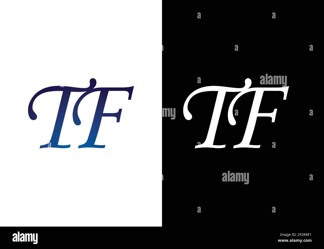 TF Letter Logo Design. Creative T F Letters icon vector Stock Vector ...