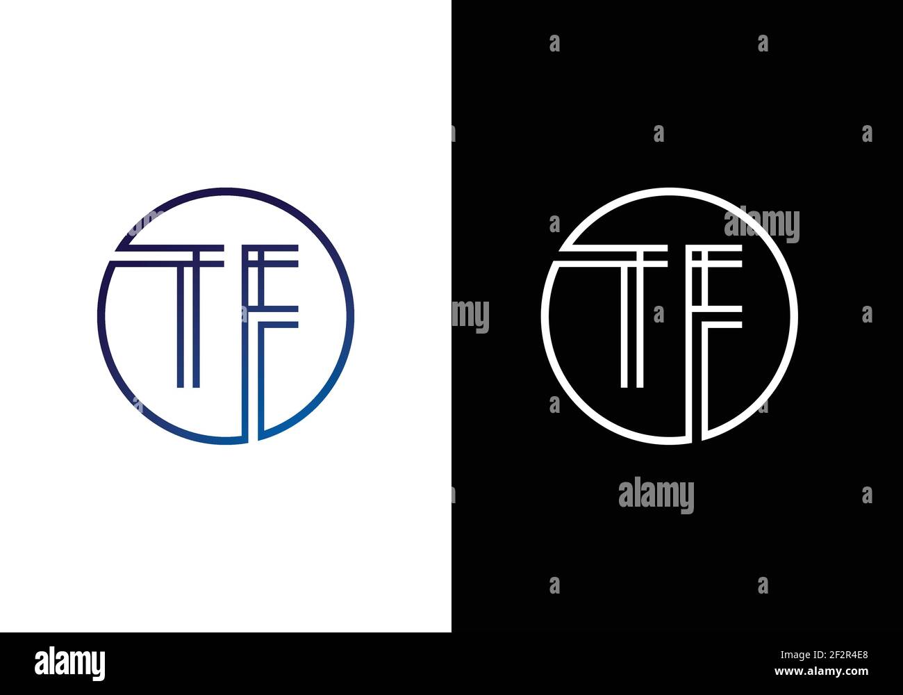 TF Letter Logo Design. Creative T F Letters icon vector Stock Vector ...