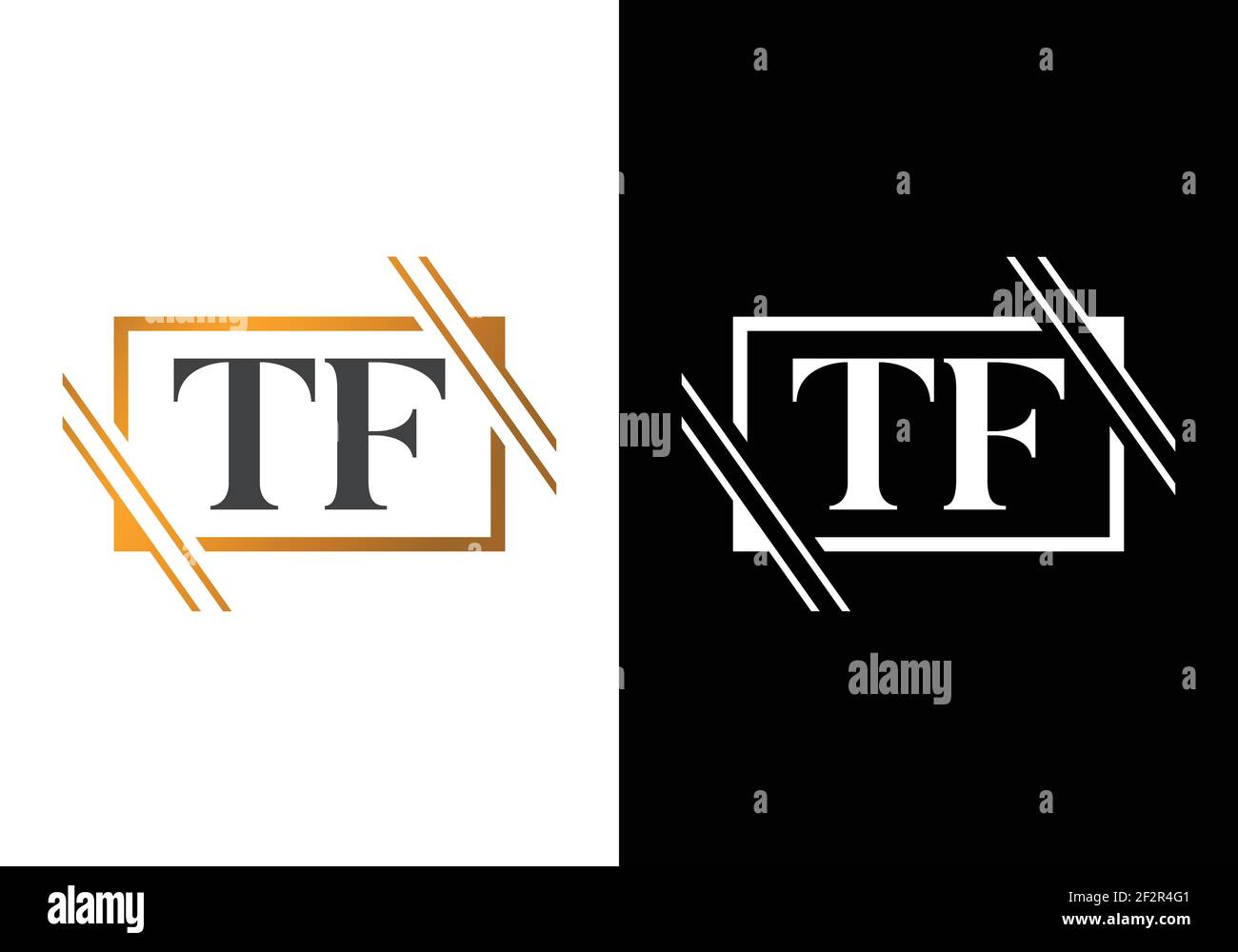 TF Letter Logo Design. Creative T F Letters icon vector Stock Vector ...