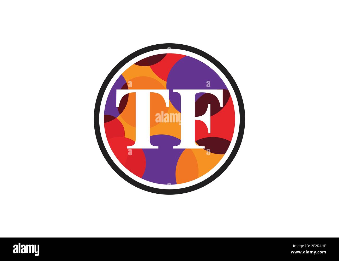 TF Letter Logo Design. Creative T F Letters icon vector Stock Vector ...