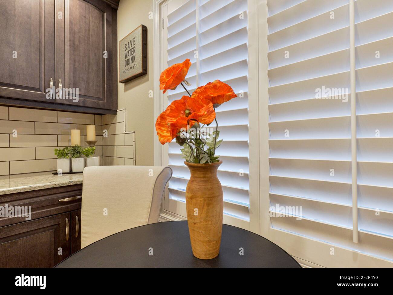 Modern residential kitchen interior design Stock Photo - Alamy